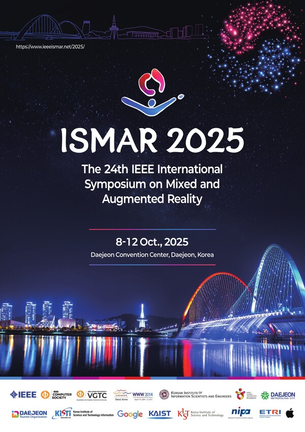 혼합 및 증강현실국제심포지엄(ISMAR 2025), 8일 대전서 개막
